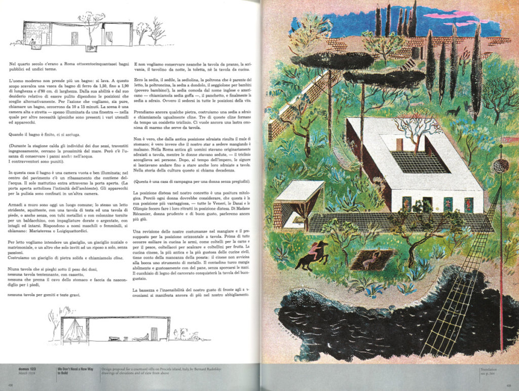 Bernard Rudofsky | villa sur l'île de Procida, Italie - TOUTON architectes