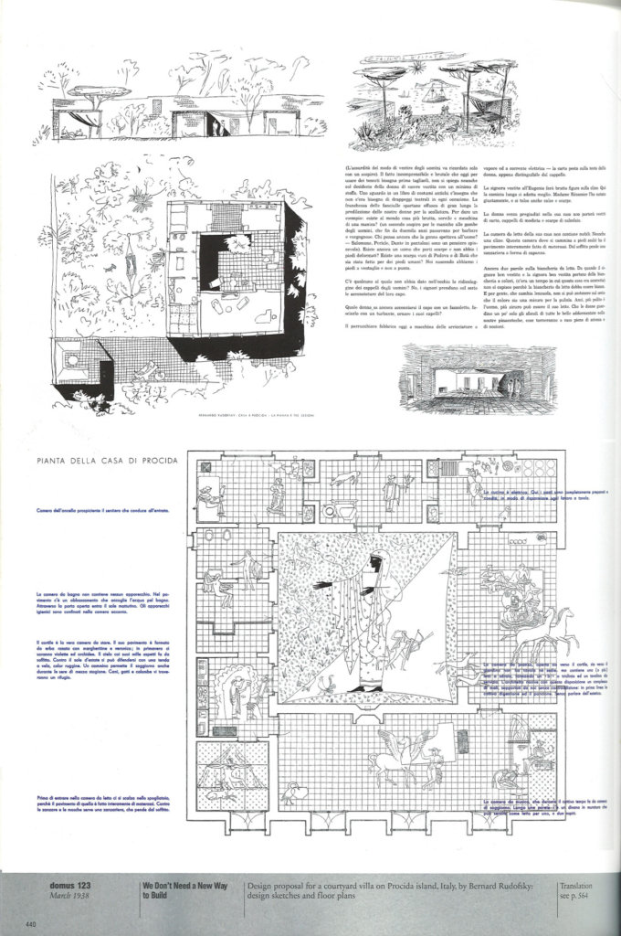 Bernard Rudofsky | villa sur l'île de Procida, Italie - TOUTON architectes