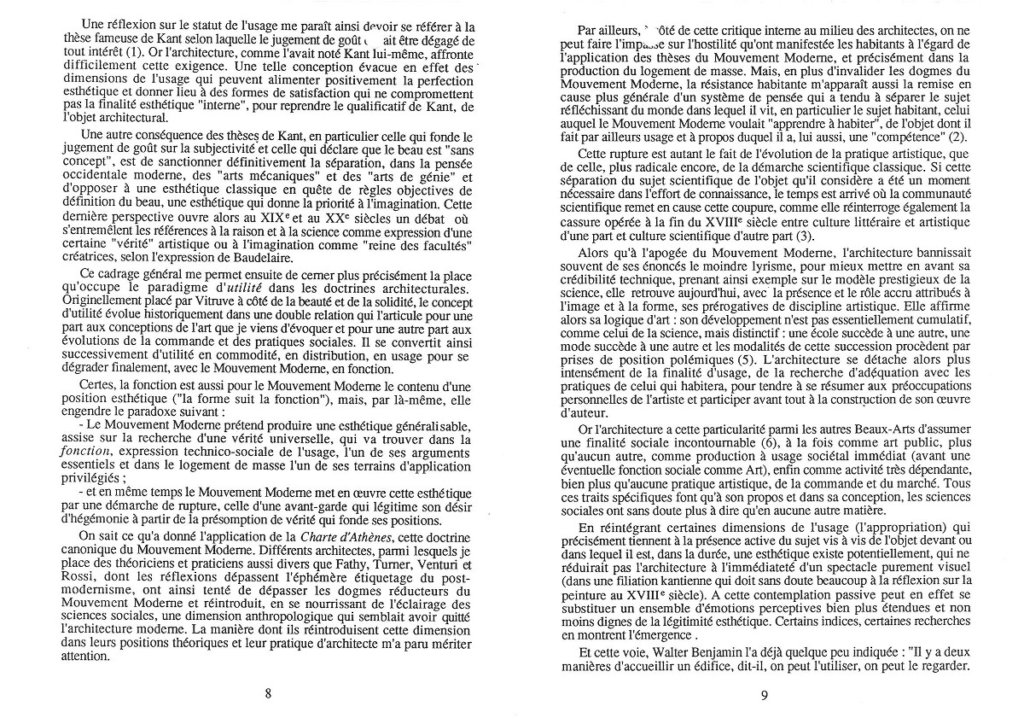 Daniel Pinson | Usage et Architecture - TOUTON architectes