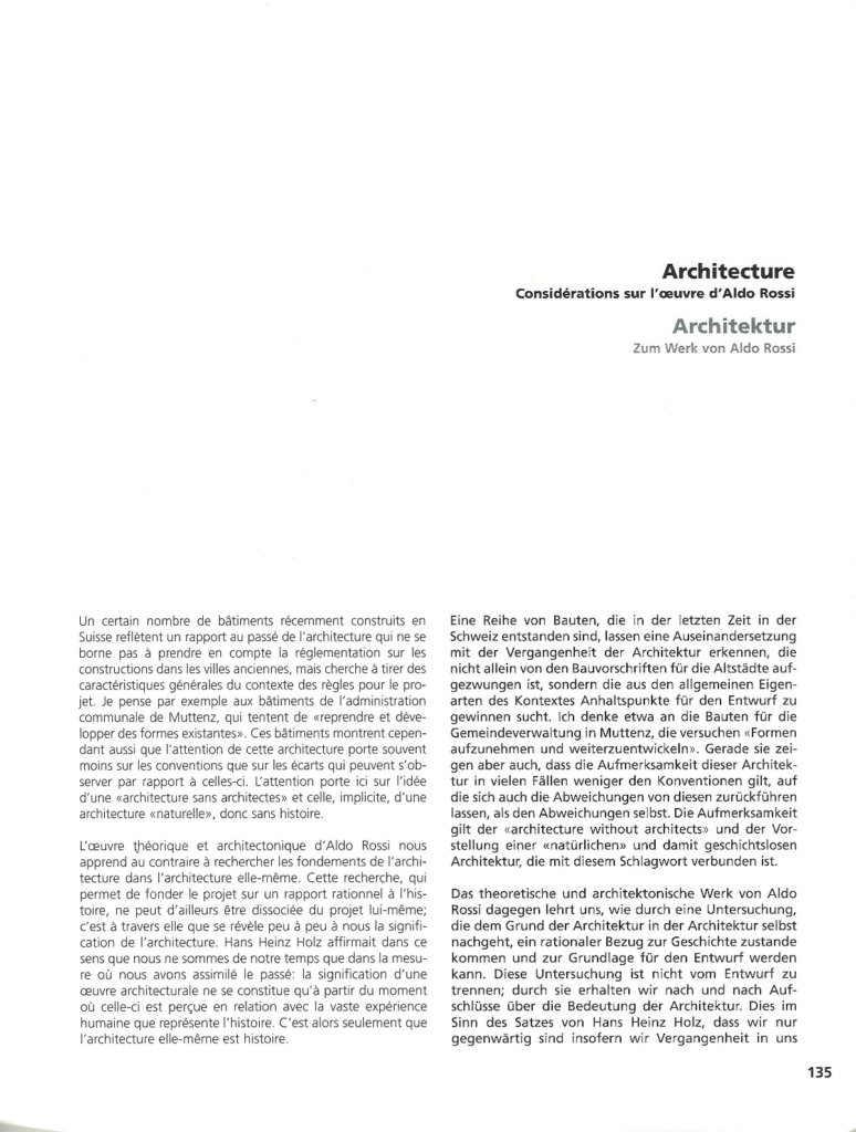 Martin Steinmann | Forme Forte - TOUTON architectes