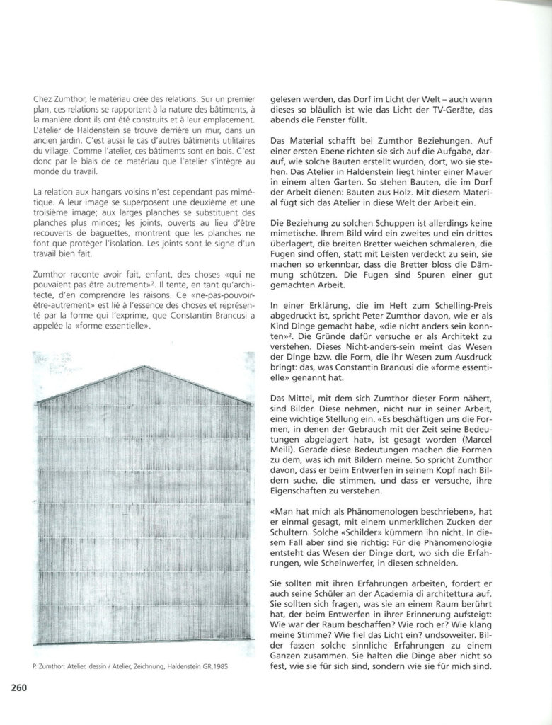 Martin Steinmann | Forme Forte - TOUTON architectes